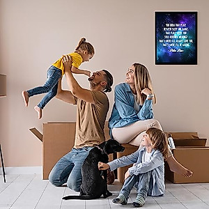 Place Between Sleep & Awake -Inspiration Wall Decor, Peter Pan Quotes Galaxy Print Wall Art Decor For Home, Bedroom Wall Decor, & Game Room Decor. Gift For All Peter Pan Fans. Unframed-8 x 10”