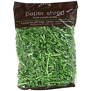 Amscan Paper Shred, 2 oz, Lime