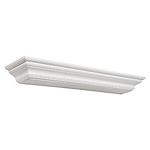 Pearl Mantels 618-48 Crestwood Wall Shelf, 48-Inch, White
