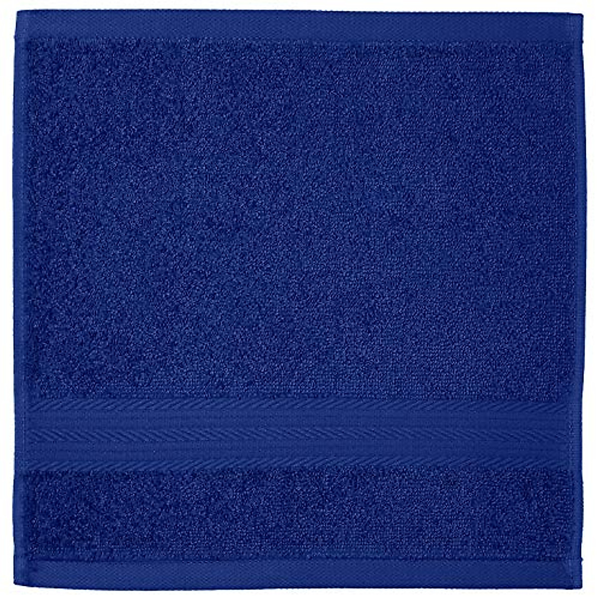 Amazon Basics Fade-Resistant Cotton Washcloth - 12-Pack, Navy Blue