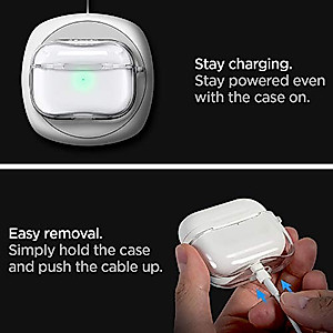 Spigen Ultra Hybrid Designed for Airpods Pro Case Cover Clear Airpods Pro Case - Crystal Clear