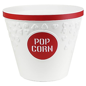 Hutzler Popcorn Buckets, set of 2, Red