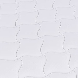 Novezza Home 12 Inch Hybrid Support Mattress/Bed-in-a-Box/CertiPUR-US Certified Foam, King (NOVHM-S), Medium, White