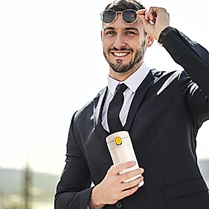 Leeeeey Mini Thermal Water Bottle,10 oz with Spout Lid Insulated Stainless Steel Bottle,Leakproof Travel Mug Perfect for Kids and Women (10oz-Pink)