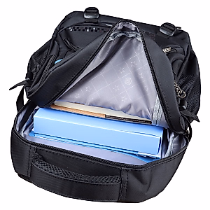 VILINKOU Rolling Backpack Trolley Schoolbag for Boy and Girl Wheels Bags (Blue)