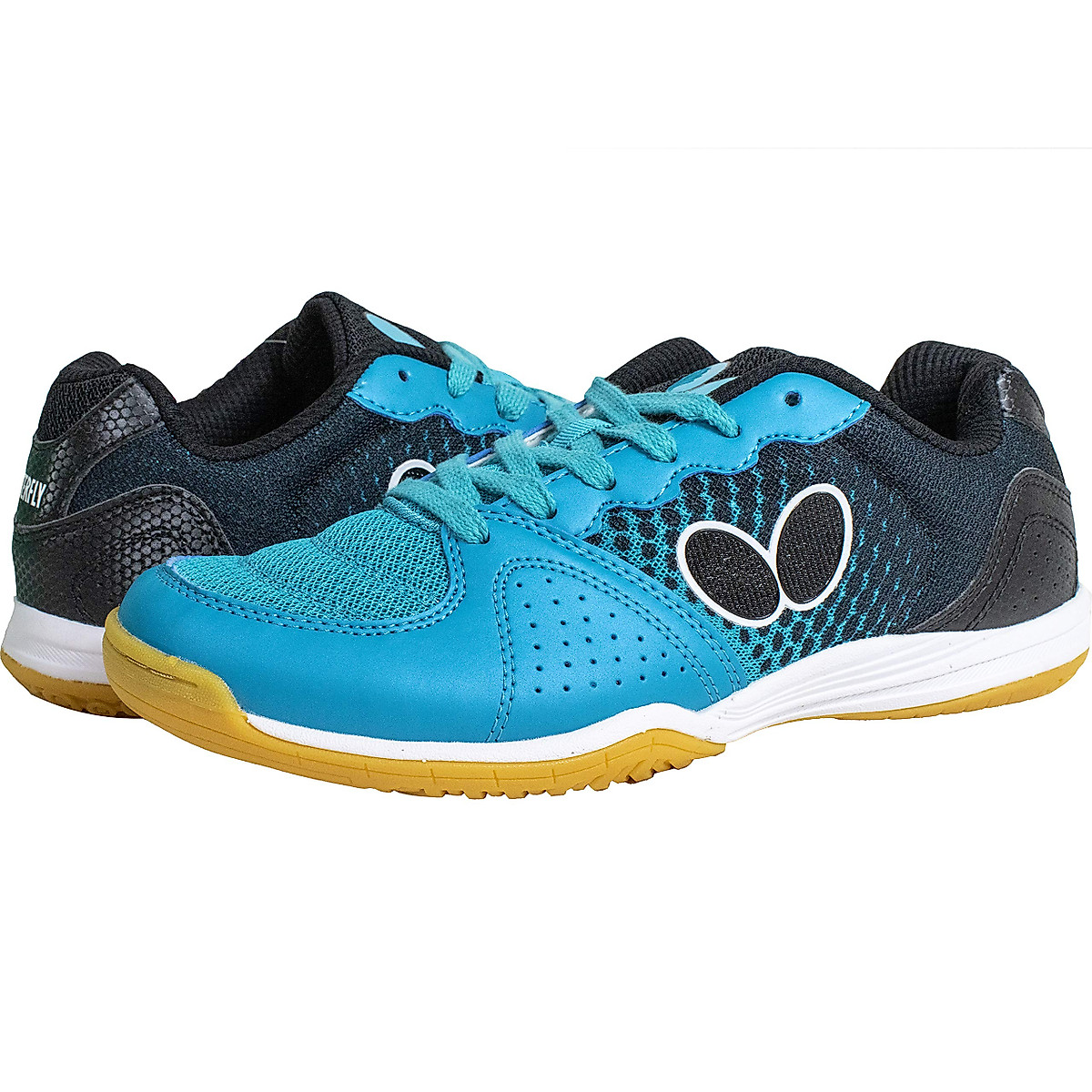 Butterfly Unisex Athletic Sneaker, Turquoise, 8.5 US Men