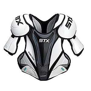 STX Surgeon 500 Senior Ice Hockey Shoulder Pad, Black/Yellow, X-Large