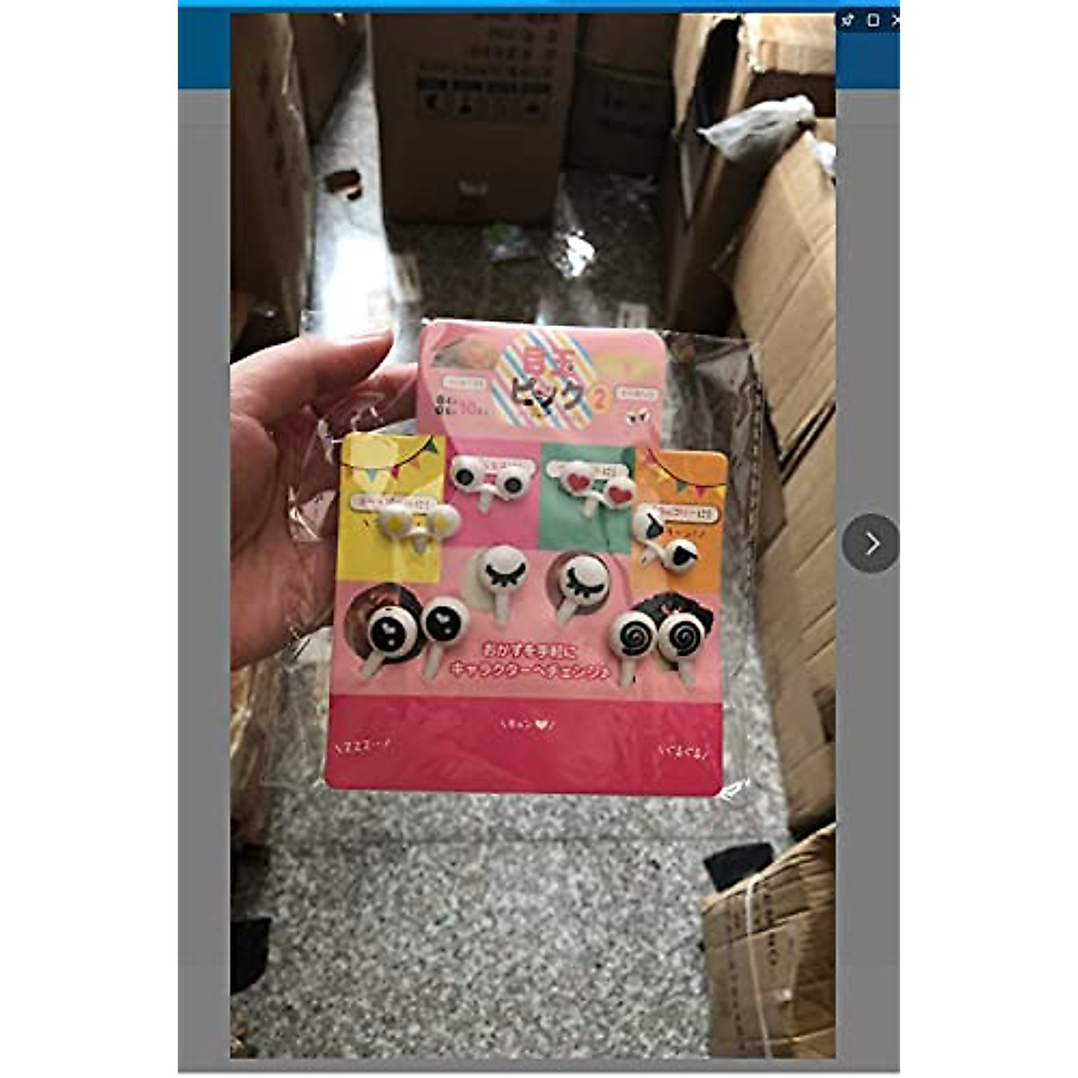 pulabo Cute Eye Mini Food Fruit Picks Kid Forks Bento Lunch Box Tool Tableware Excellent and Beautiful