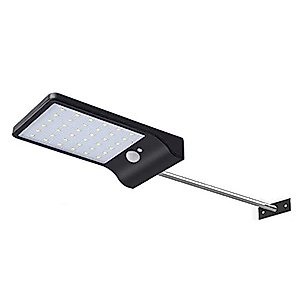 Solar Wall Light with Mounting Pole, EpicGadget 36 LED Outdoor Solar Motion Sensor Detector Lights Fence Path Light Sensor Wall Outdoor Garden Patio Light (1 Pack)