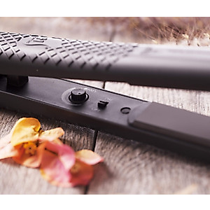 Herstyler Superstyler Onyx Ceramic Flat Iron, Ceramic Hair Straightener With Adjustable Temperature, Travel-friendly Dual Voltage Flat Iron