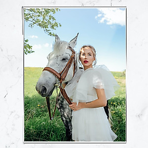 DZZ 8x10 Picture frame,High Transparent Photo Frame,Clear Acrylic 8 x 10 frame,Picture Frames 8 by 10 for Photo Poster Canvas Certificate Document Gallery,Set of 6