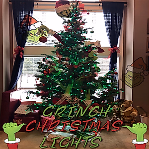 YEGUO 4 Pack Solar Christmas Lights Outdoor Waterproof, Each 100 LED 33ft Solar String Lights, 8 Modes Blue Solar Fairy Lights