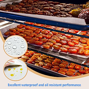 YHMYOALU - Set of 100 Rectangular Tray Mats for Harvest Right Freeze Dryer, 17" x 6.8", Disposable Parchment Paper, Easy to Use and Clean