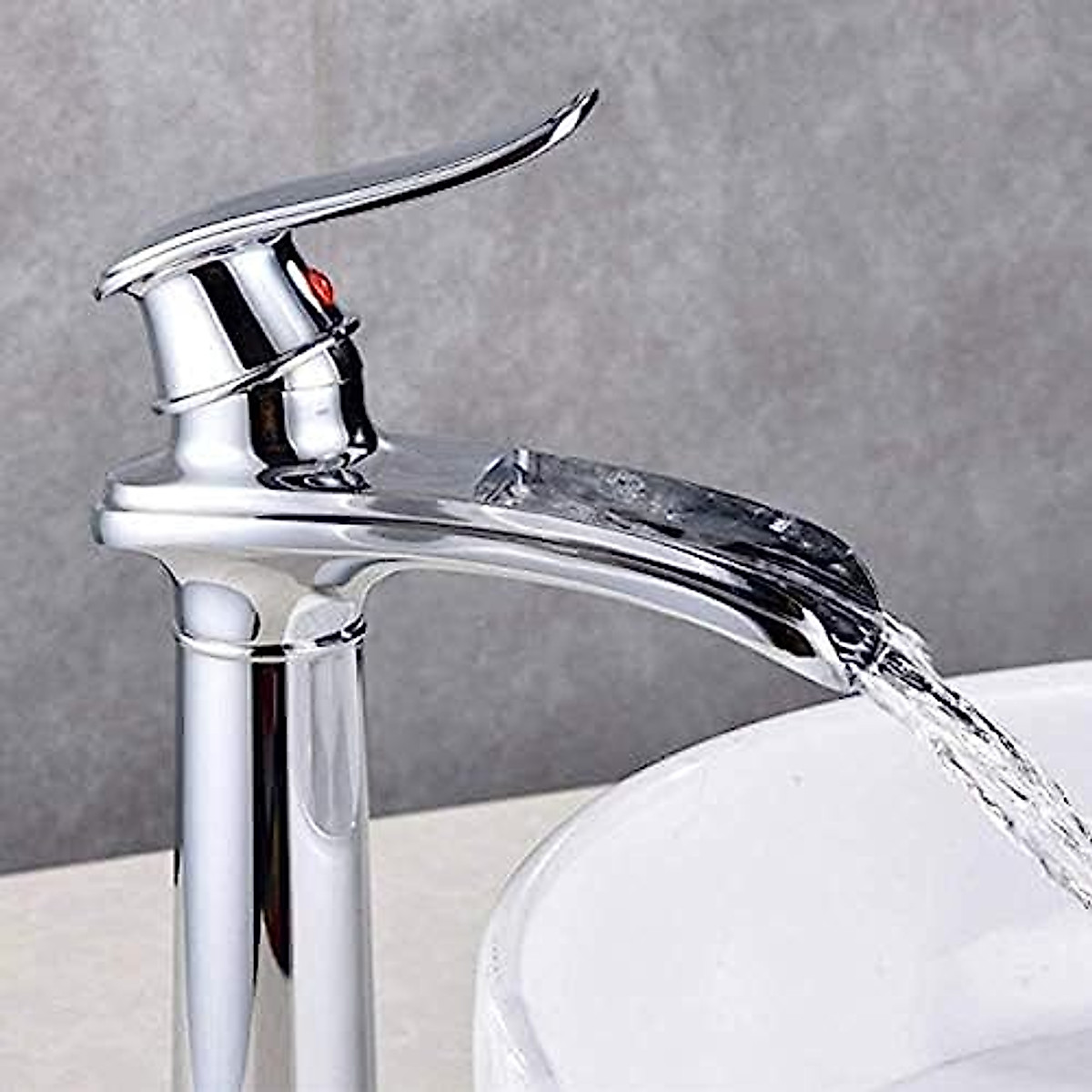 Kitchen Taps Kitchen Tap Faucet Bathroom Toilet Waterfall Faucet Hot and Cold Crane Brass Sink Mixer Valley Waterfall Sink Faucet Single Handle Faucet