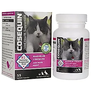 Nutramax Cosequin Joint Health Supplement for Cats - With Glucosamine and Chondroitin, 2 Pack, 110 Total Capsules