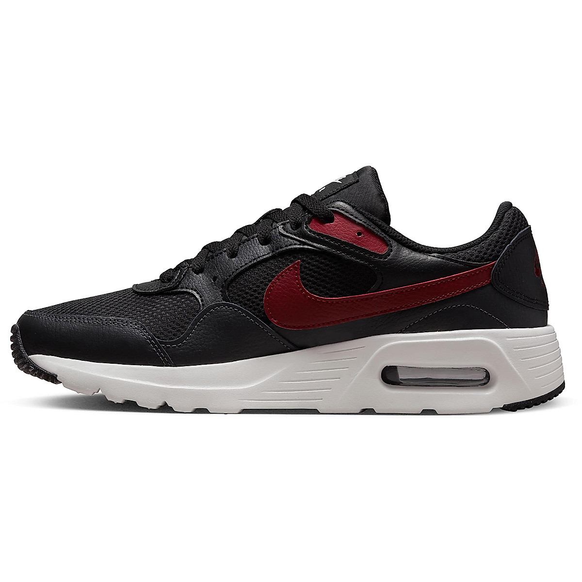 Nike Men's Air Max SC Running Shoes, Black/Team Red-Anthracite, 9 M US