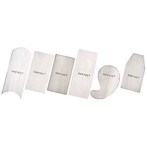 Shop Fox D3294 Scraper Set, 6-Piece, White