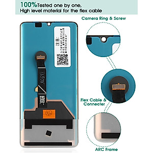 OLED for Huawei P30 Pro Screen Replacement LCD Display for VOG-L29 VOG-L09 VOG-AL00 VOG-TL00 Touch Screen Digitizer Assembly Replacement Repair Parts （Support Fingerprints）