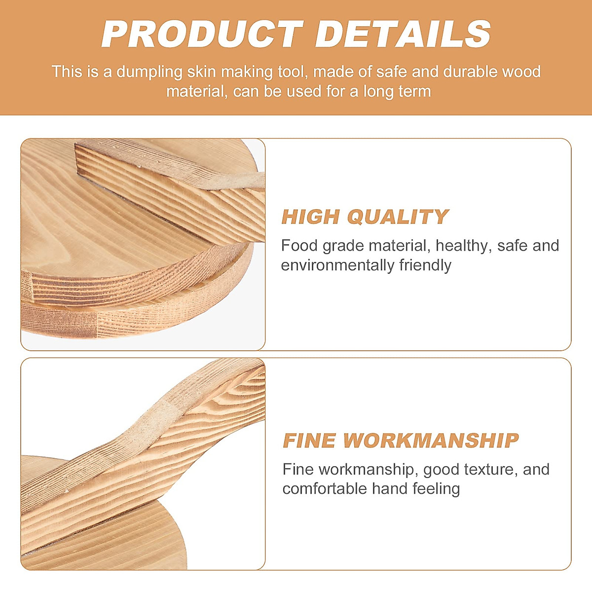 Generic Wood Tortilla Press Dough Presser Square Mexican Tortilla Dumpling Press Maker Tortilla Maker For Crepe Pancake Pan Crispy Popiah Brown