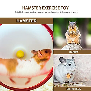 Household Rat Wheel Silent Hedgehog Wheel Household Chinchilla Wheel Transparent Rat Wheel Hamster Accessory Toy Sports Products