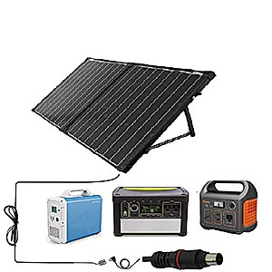 SolarEnz 8mm DC Adapter Cable Works with Anderson 50A Connector Solar Panel Connector Perfectly Compatible with