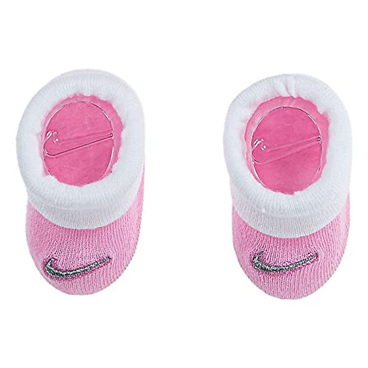 Nike Baby Girls Hat And Bootie 2 Piece Gift Set (Pink(NN0598-A8F)/White, 0-6 Months)