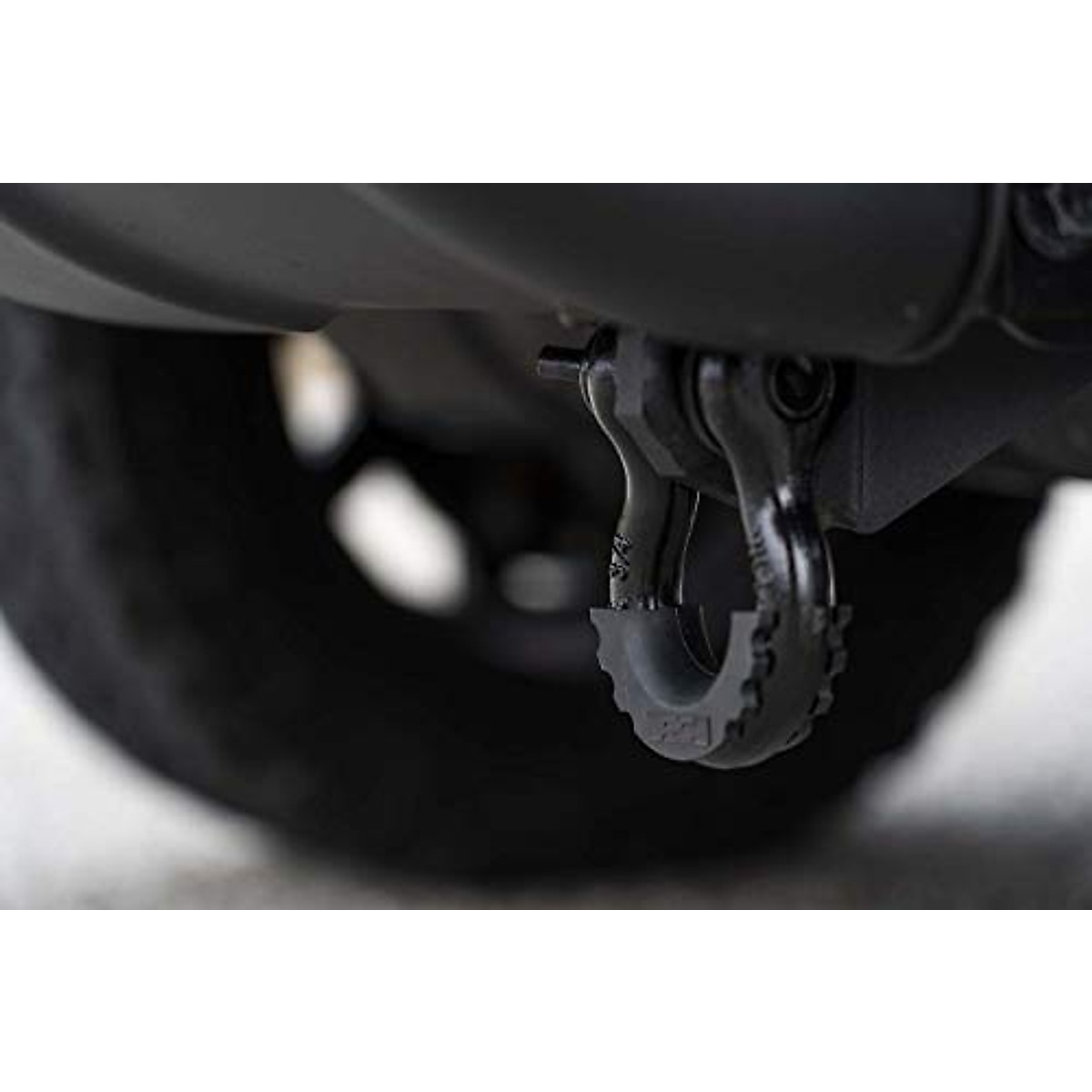 Rough Country Tow Hook Shackle Mounts for 2007-2021 Toyota Tundra - RS146 , Black