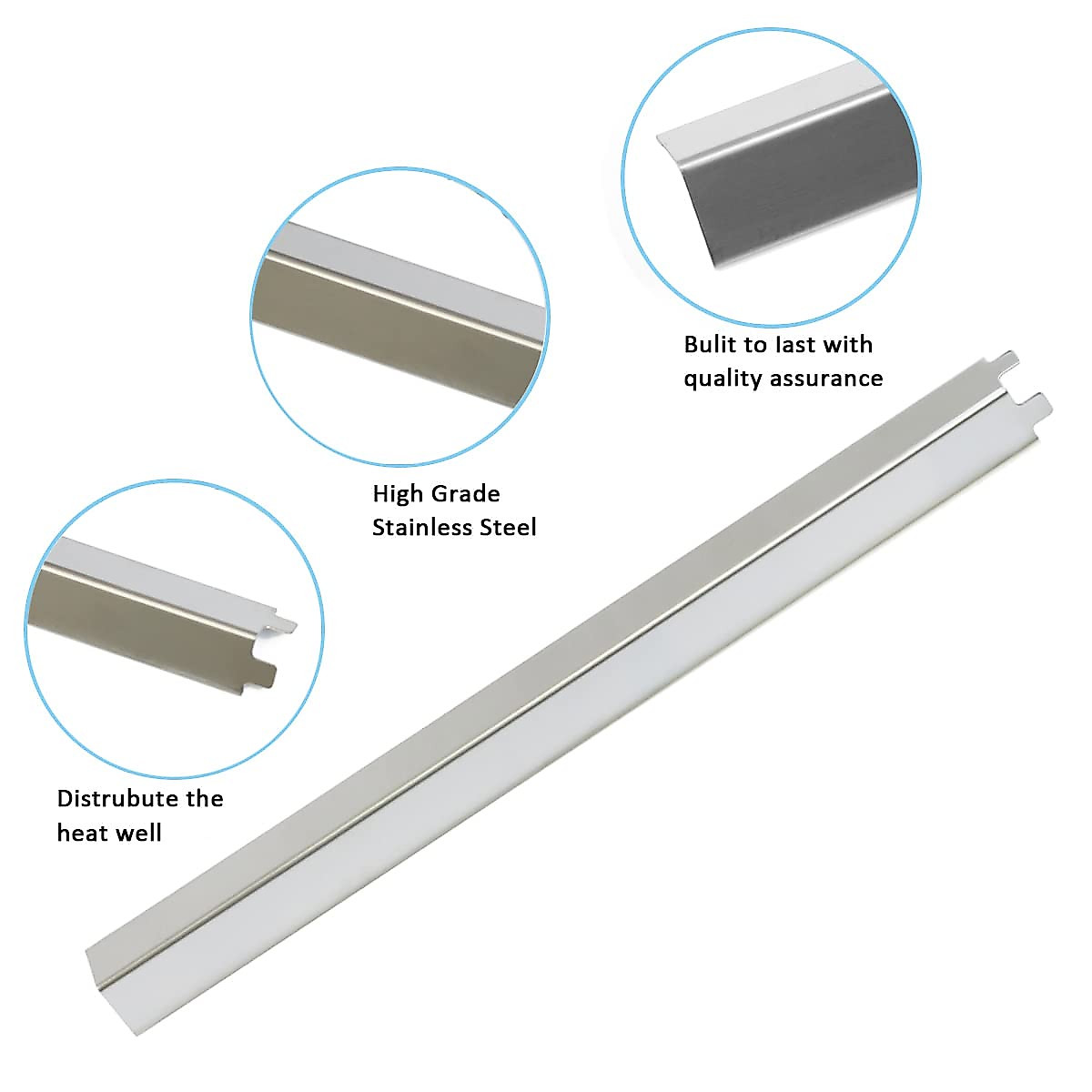 Grill Rplacement Parts for Charbroil Performance 4 Burner 463365021 463365522 463352521, 5 Burner 463448021, 4-Burner 463366022, G325-0002-W1 Heat Plate, G327-2100-W1 Burner, Igniter, Crossover Tube