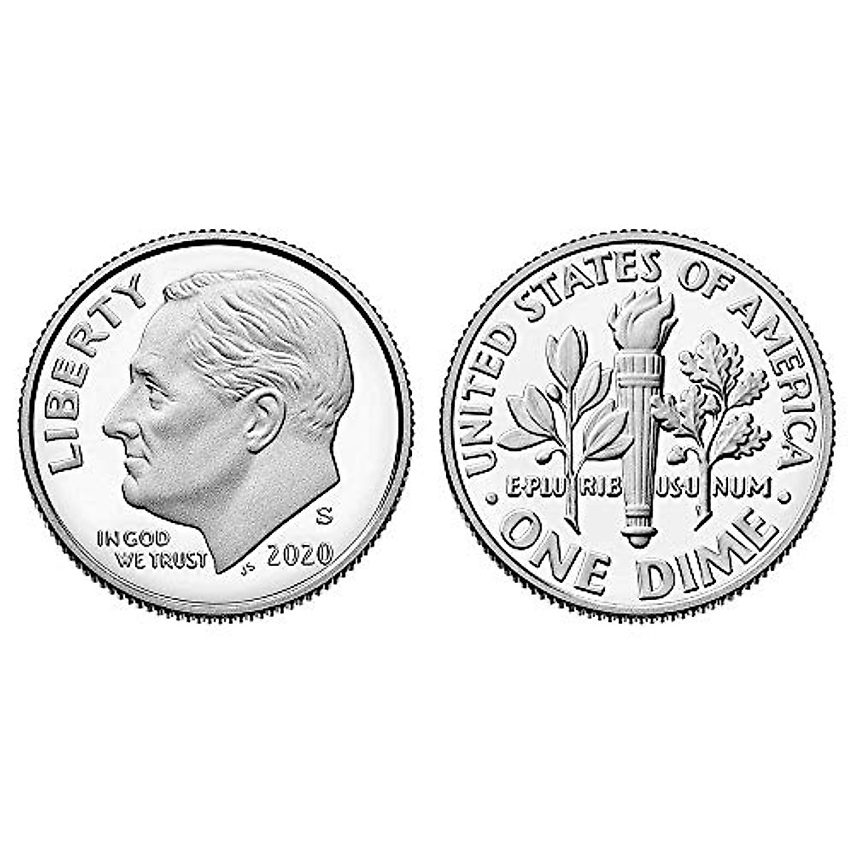 2020 S Roosevelt Clad Proof Dime Proof