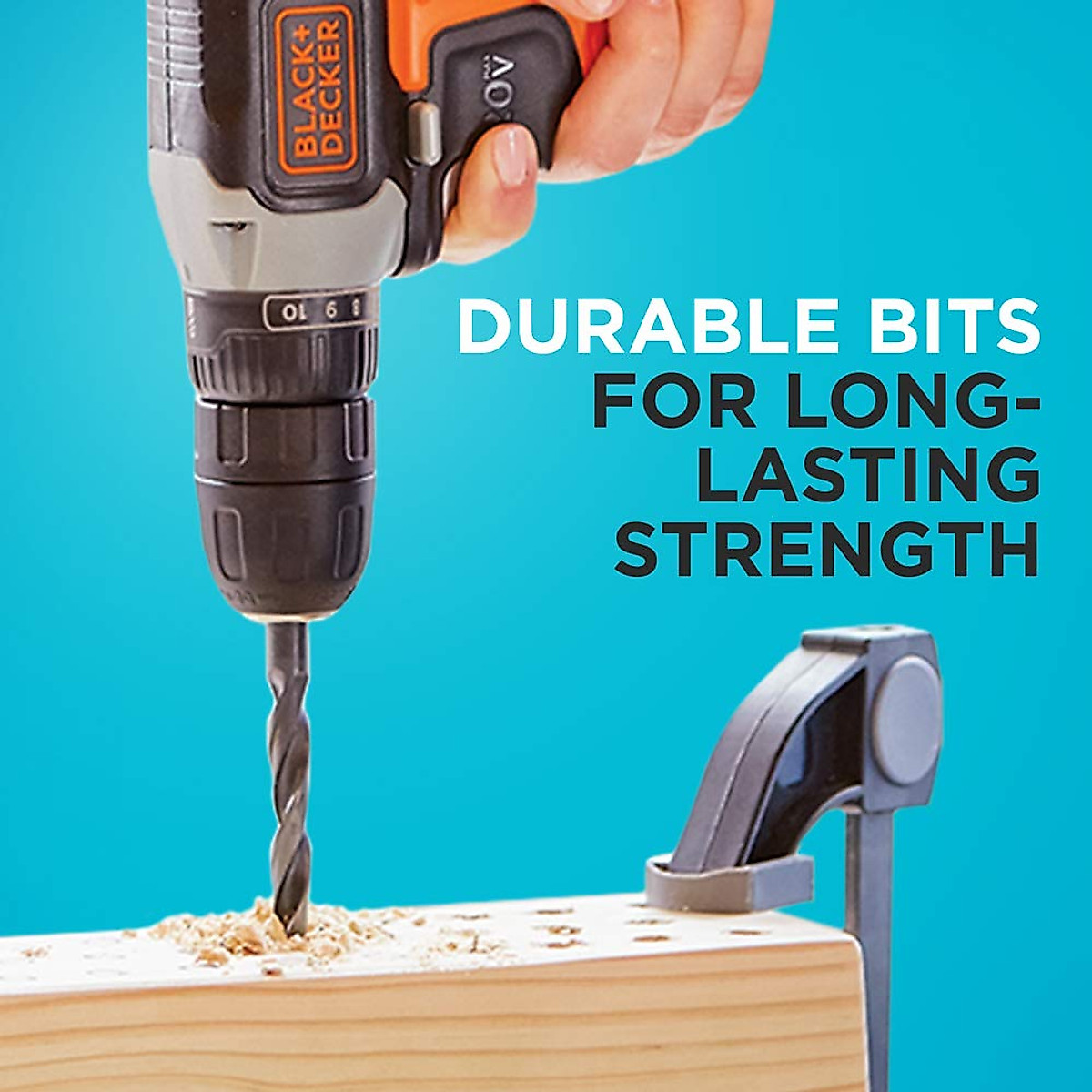 beyond by BLACK+DECKER Drill Bit Set, 14-Piece with Tool Organizer, 22-Compartment, 2-Pack (BDA14BODDAEV & BDST60714AEV)