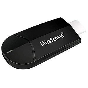 4K/1080P Wireless Display Adapter, SmartSee Screen Mirroring from iOS Android Phone Laptop to TV Projector Any HDMI Display, Dual Core Streaming Device Support Miracast Airplay DLNA