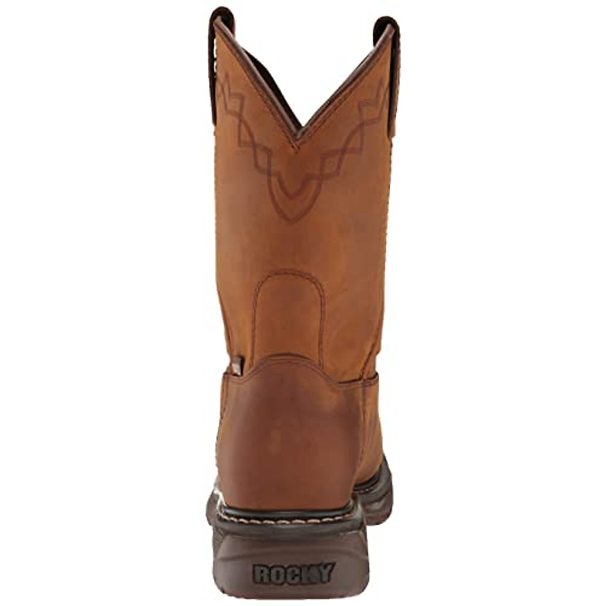 Rocky Men's FQ0001108 Western Boot, Trail Brown, 11.5 W US
