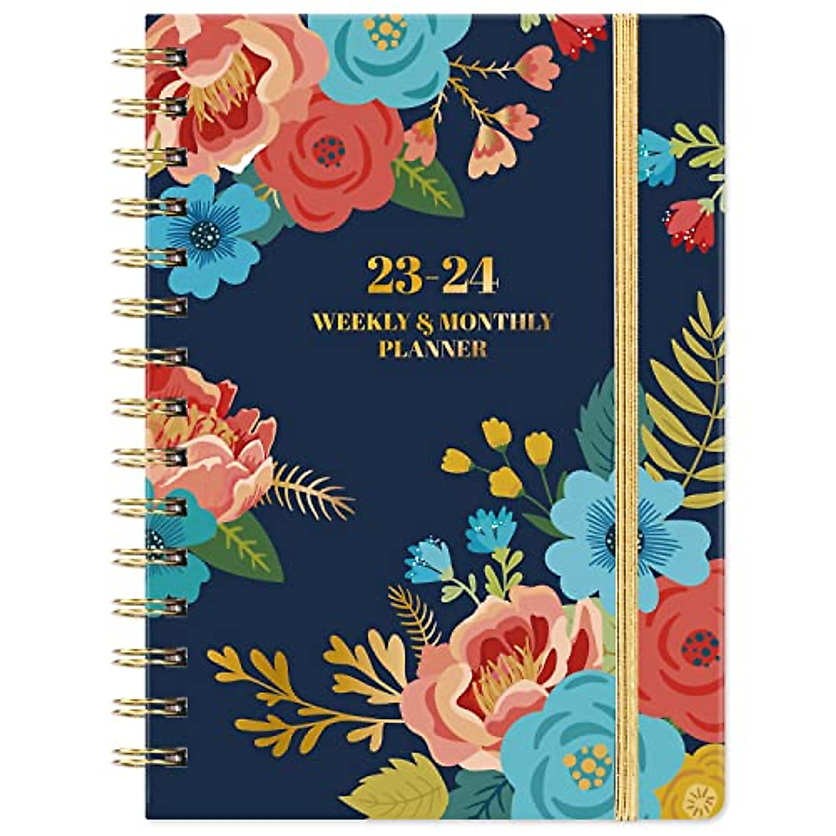 Planner 2023-2024 - Weekly Planner 2023-2024 from July 2023 to June 2024, Weekly Monthly Planner 2024, 6" x 8.3", 2023-2024 Planner with Inner Pocket and 12 Monthly Tabs