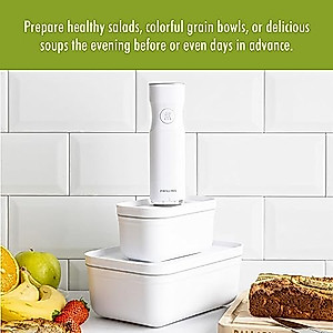 ZWILLING Fresh & Save Medium Lunch Box, Airtight Food Storage Container, Meal Prep Container, BPA-Free, White