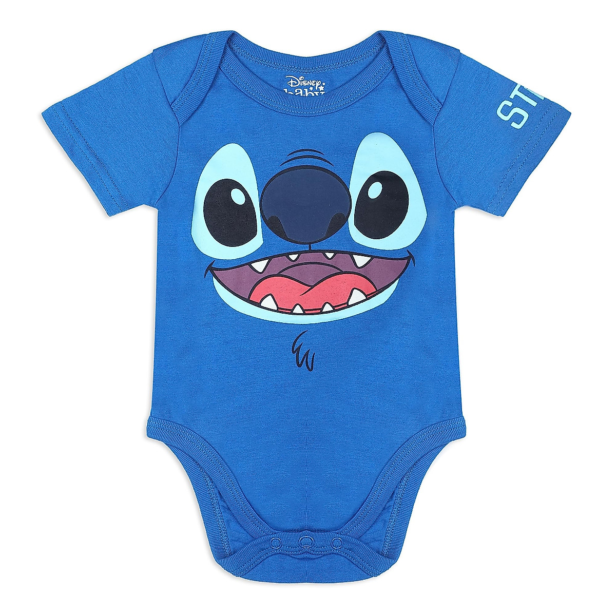 Disney Lilo & Stitch Boys Short Sleeve Bodysuit and Pants Set for Newborn and Infant