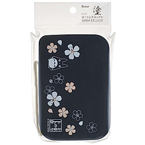 Skater NLP5-A Painted 1-Tier Bento Box, 16.9 fl oz (500 ml), Includes Inner and Belt, My Neighbor Totoro, Ghibli Made in Japan