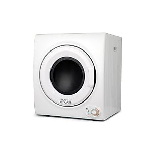 Commercial Care 3.5 Cu. Ft. Portable Dryer, 120V Electric Dryer for Clothes, Front Loading Dryer Machine Holds Up To 13.2 lbs. or 6 kg. of Laundry, Stainless Steel Drum, 1500 Watts, White
