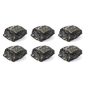 6PK Raw Biotite Gneiss, Metamorphic Rock Specimens - Approx. 1" - Geologist Selected & Hand Processed - Great for Science Classrooms - Class Pack - Eisco Labs