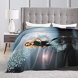 AzudyaPle Flannel Blanket Carrie Singer Underwood Throw Blanket Air Conditioning Blanket for All Season Living Room Bedroom 80"x60"