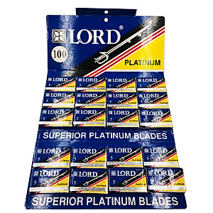 Lord Superior Platinum Razor Blades, 100 blades