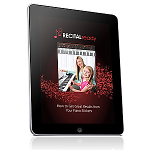 Best Reusable Large Color Piano Key Note Keyboard Stickers for Adults & Children’s, FREE E-BOOK, Great for Beginners Sheet Music Book, Teacher Recommended to Learn to Play Faster