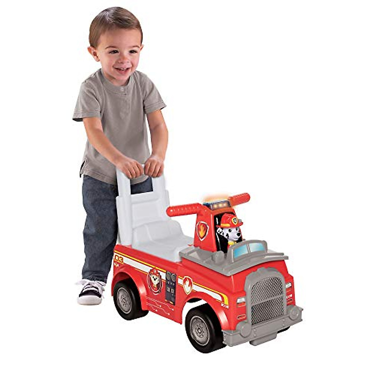 Paw Patrol Kids Ride On Marshall Fire Truck Ride-On with Lights and Sounds