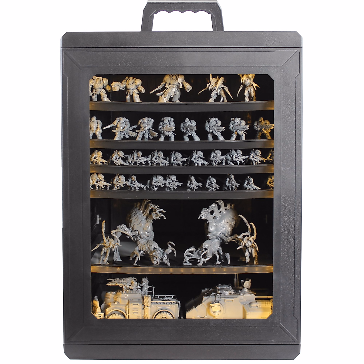 TOPQM Modular LED Miniatures Storage and Transport Case
