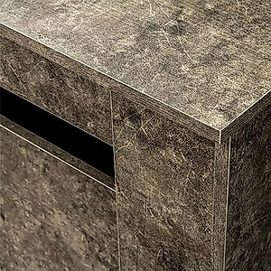 Extendable Dining Table with Extension Leaves Holder, Mid Century Modern Console Table 20" to 118.5" Folding Kitchen Table, Versatile Space Saving Desk Furniture, Accent Table Small Tea Table,Marble