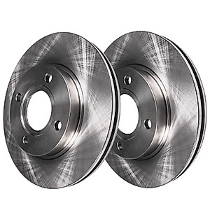 Detroit Axle - Front Brake Kit for 2008-2011 Ford Focus Brake Rotors and Ceramic Brakes Pads 2009 2010 Replacement : 10.83" inch Rotor