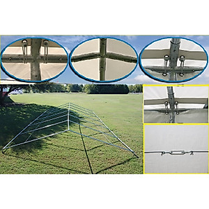 DELTA 40'x20' Budget PVC Party Tent, Tents for Parties, Large Outdoor Event Wedding Tent Canopy,Carpas para Fiestas with Waterproof Top