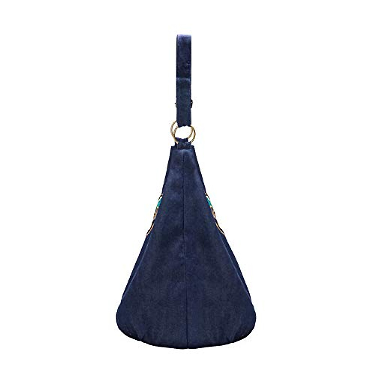 Women Crossbody Bag Fashion Hobo Shoulder Bags Casual Cross Body Denim Handmade Sling Bags,Heavy Embroidery Messenger Bag