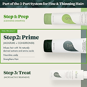 Reviv3 Procare Prime Moisture & Hair Conditioner – Color Safe Conditioner for Healthy Scalp – Volumizing Conditioner Reduces Breakage & Control Fizziness – Hair Care Products for Women (25.4 oz)