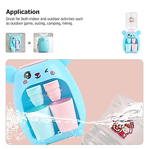 Toyvian Toddler Toys Mini Toys Toys Toy Playset Mini Water Dispenser Pretend Play Water Cooler Toy Playset Kitchen Appliances Childrens Pretend Toy Blue Toy Playset Toys Desk Toys Kids Toys