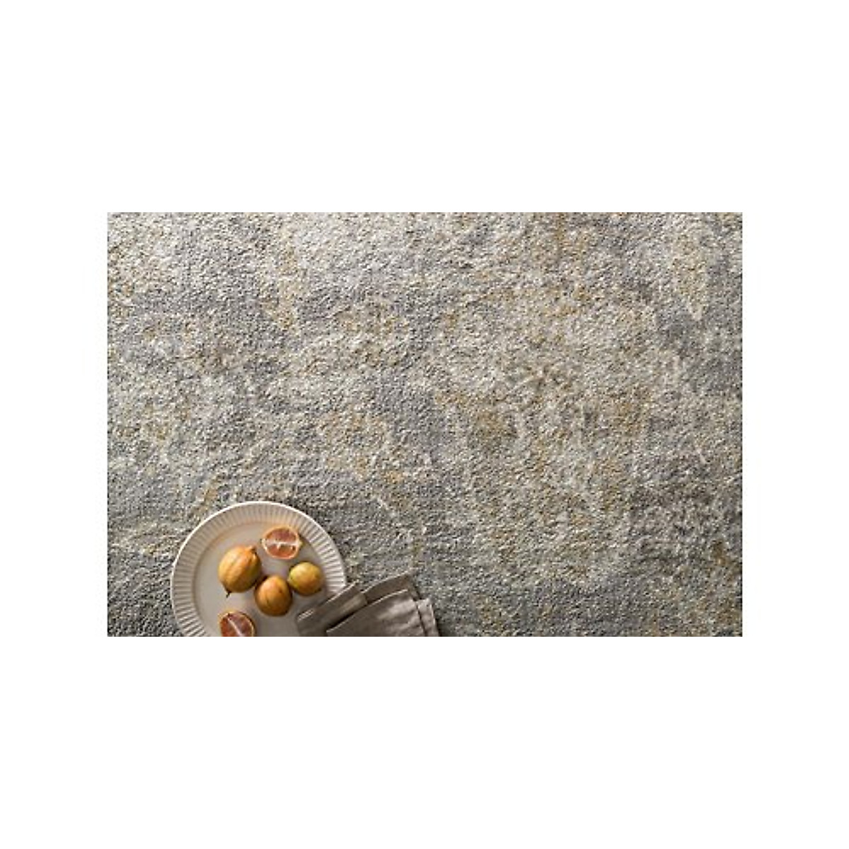 Loloi Torrance Rug, Slate & Sea 7'-10" x 10'-10" Area Rug – Bold Pattern Design Accent Rugs for Living Room, Bedroom, Entryway & Hallway, No Shed High Traffic Area Home Decor Rug